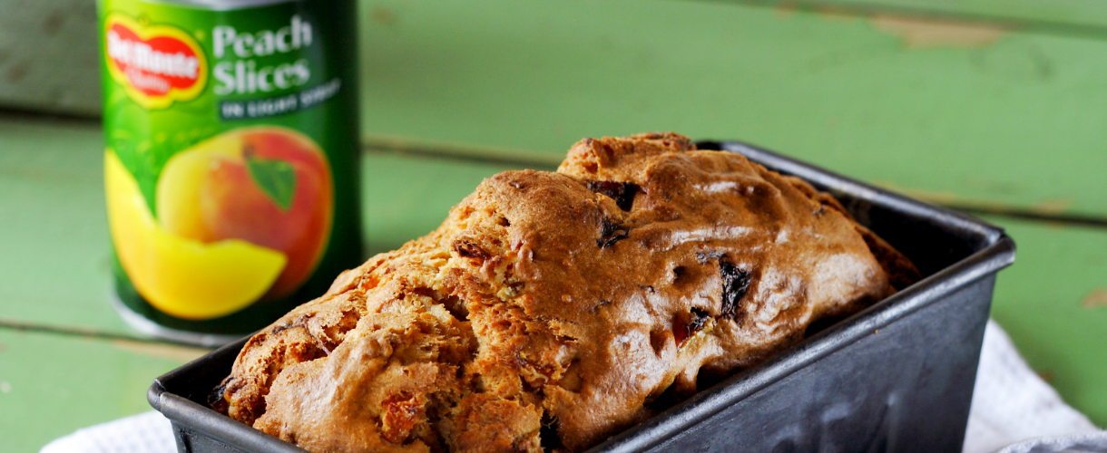 Del Monte Europe - Recipes | Peaches and Cream Breakfast Bread